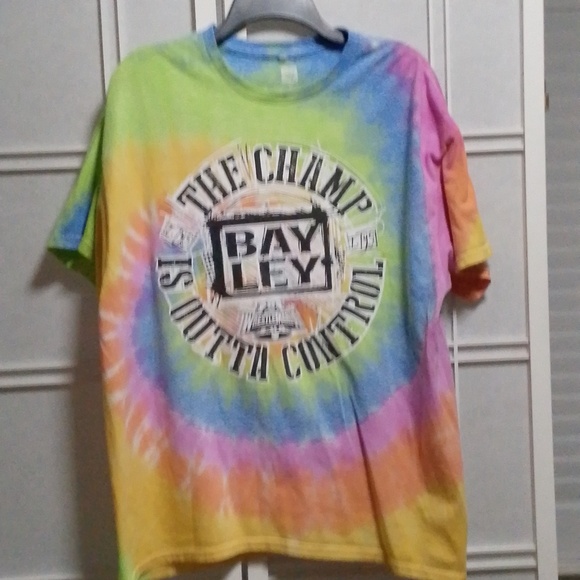 WWE | Shirts | Wwe Wrestlemania The Champ Bayley Tie Dye T Shirt | Poshmark